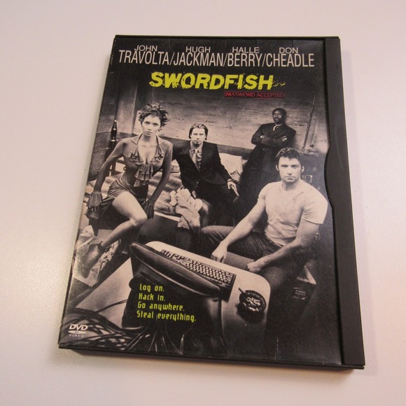 Media | Swordfish Dvd Movie Action Thriller John Travolta Hugh Jackman ...